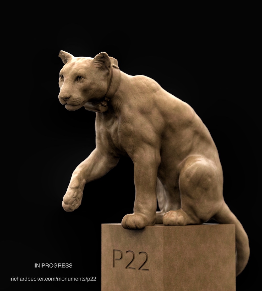 P 22 Mountain Lion Monument